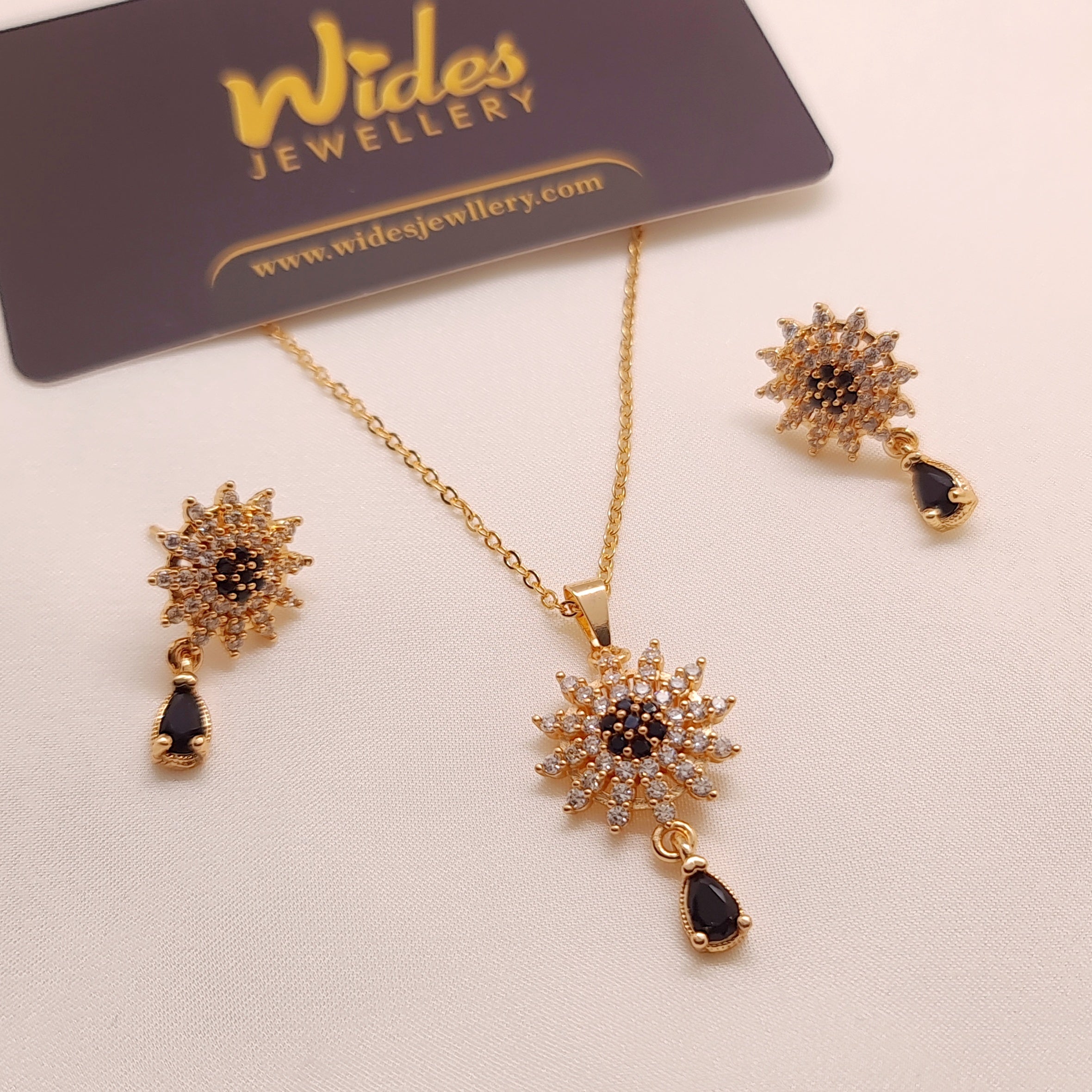 Sunflower Locket Set for Girls/Women – Wides Jewellery